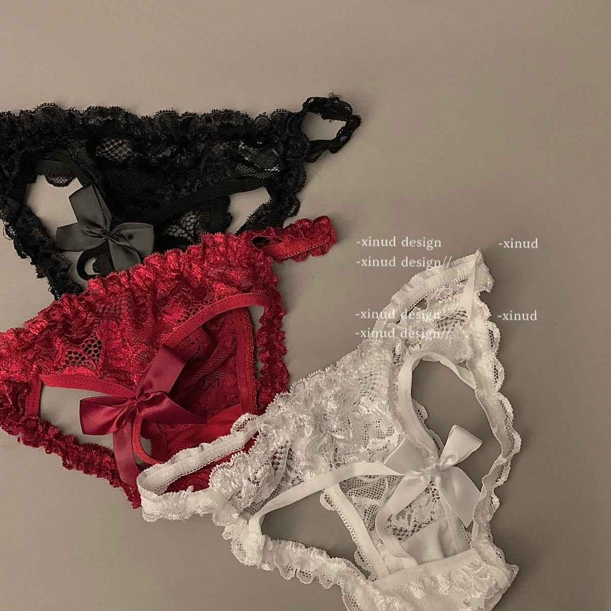 Secret Land Lingerie|erotic Lace Embroidered Cutie Girl Panties